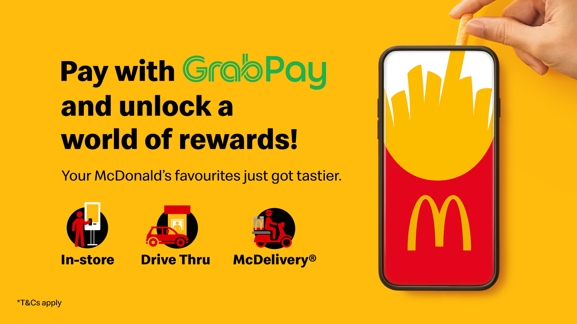 GrabPay E-Alliance | McDonald’s® Singapore
